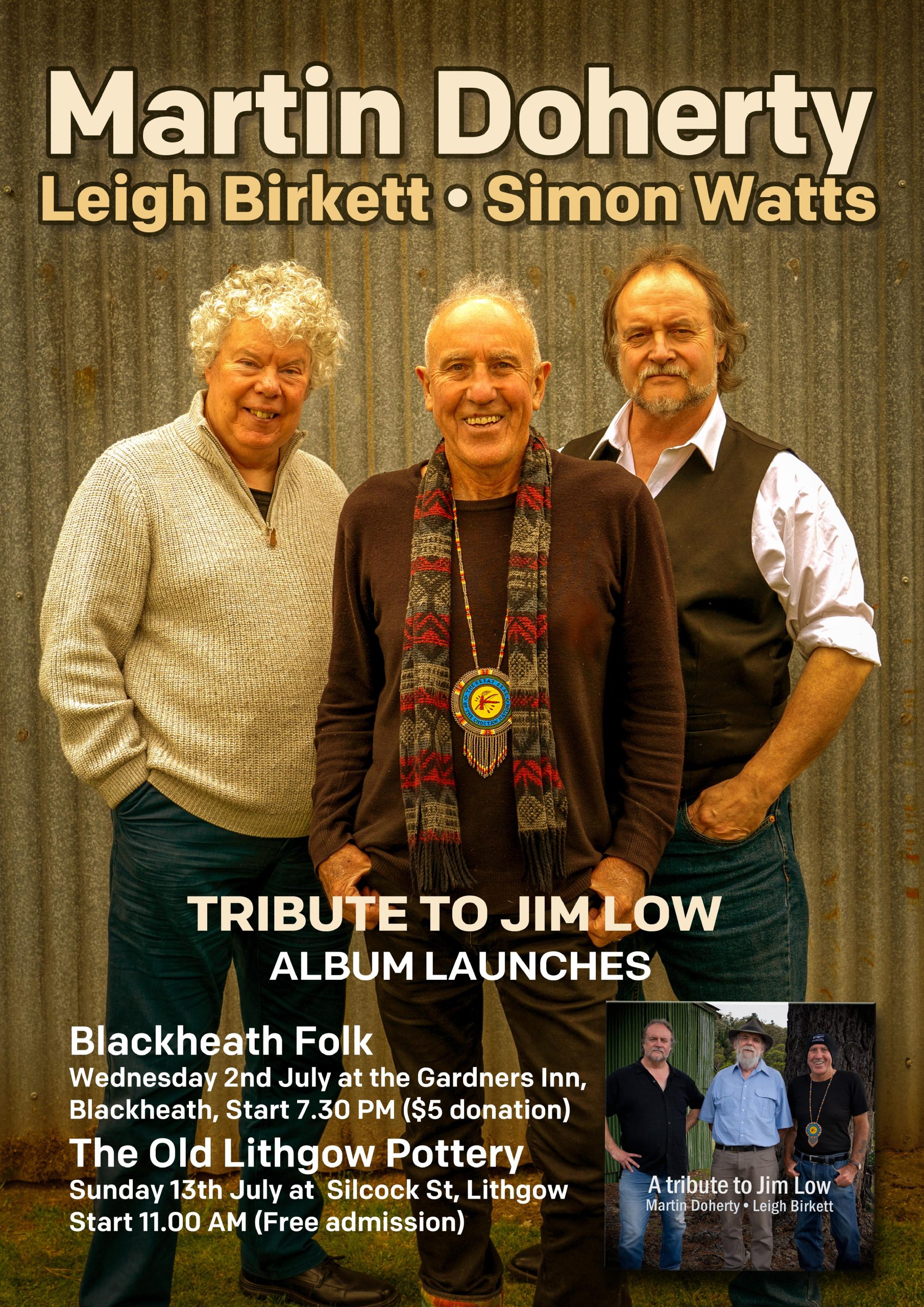 Album launch "Tribute to Jim Low" | The Folk Federation of NSW