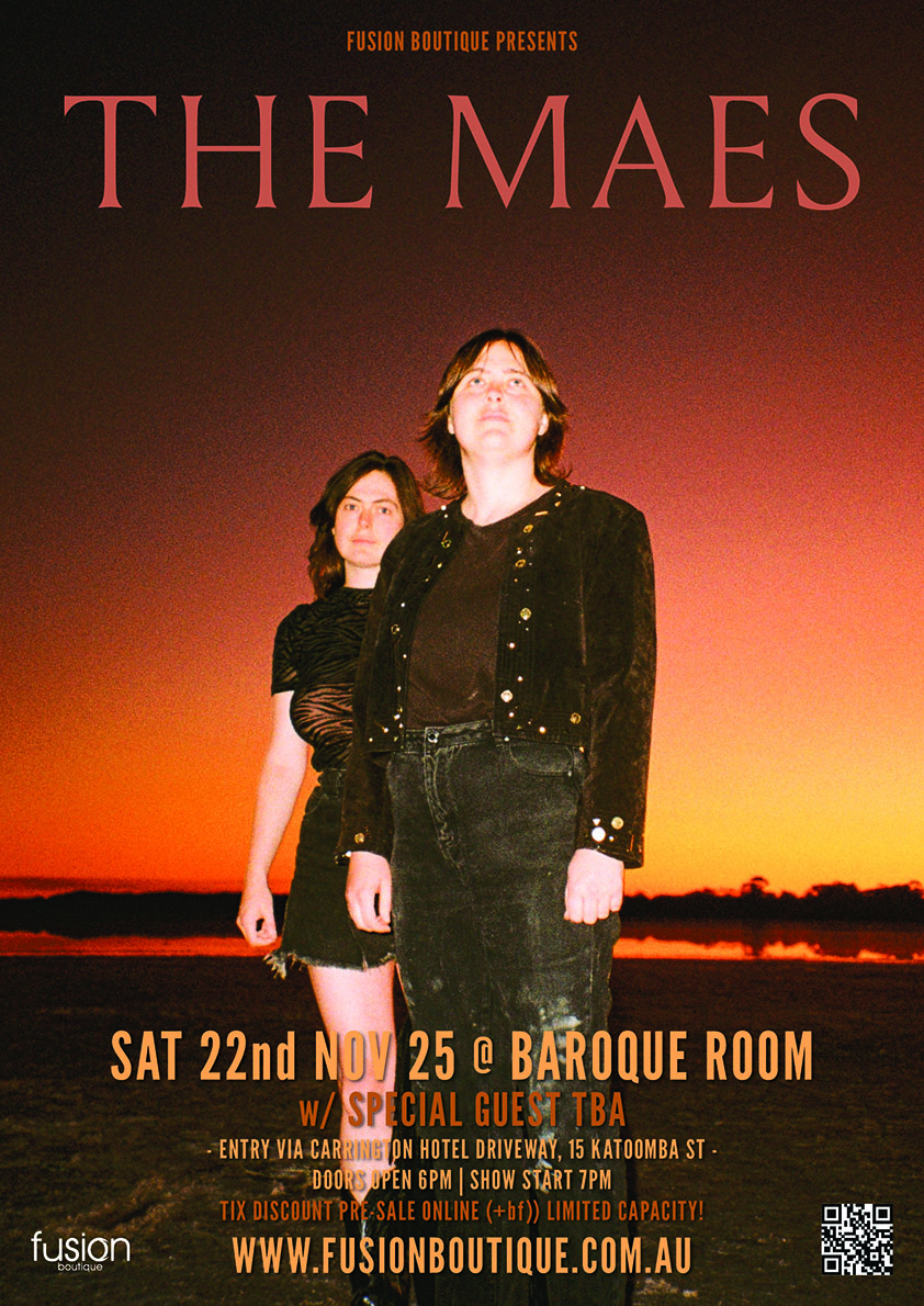 FUSION BOUTIQUE presents The Maes ‘Abreast’ Album Release Tour live in Concert at Baroque Room ...