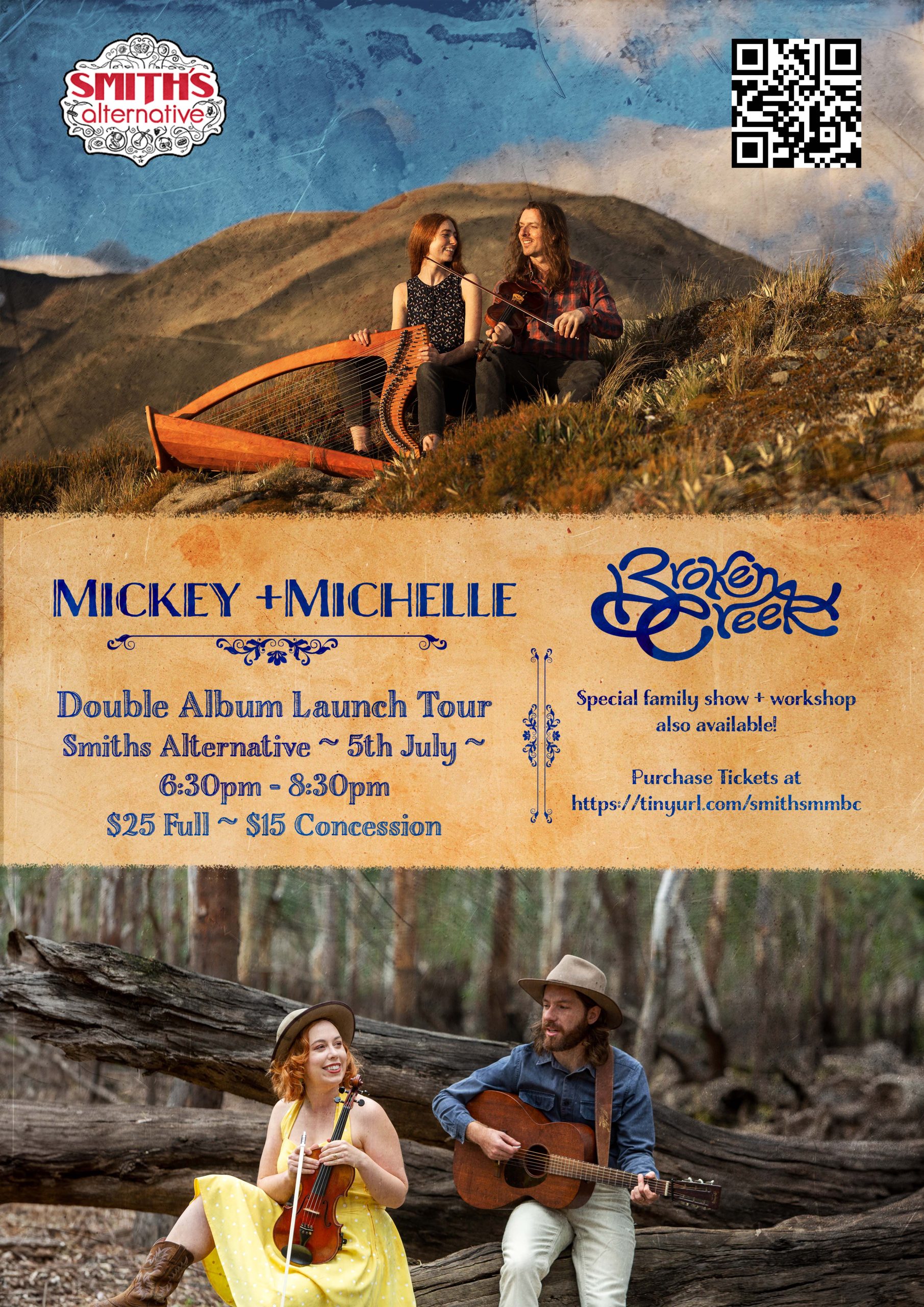 Mickey and Michelle and Broken Creek at Smiths Alternative | The Folk ...