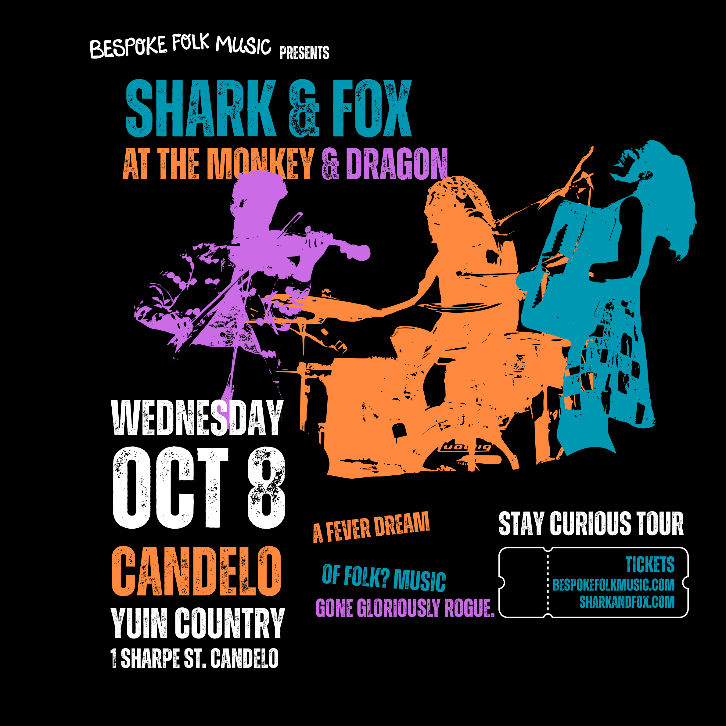 Shark & Fox (CAN/AUS) with opening set by Emily-Rose & The Wild | The ...