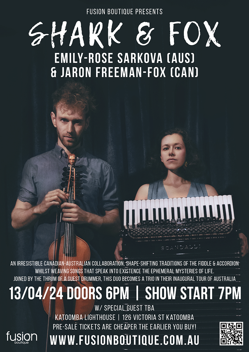 SHARK & FOX | Emily-Rose Sarkova (AUS) & Jaron Freeman-Fox (CAN) Trio w ...
