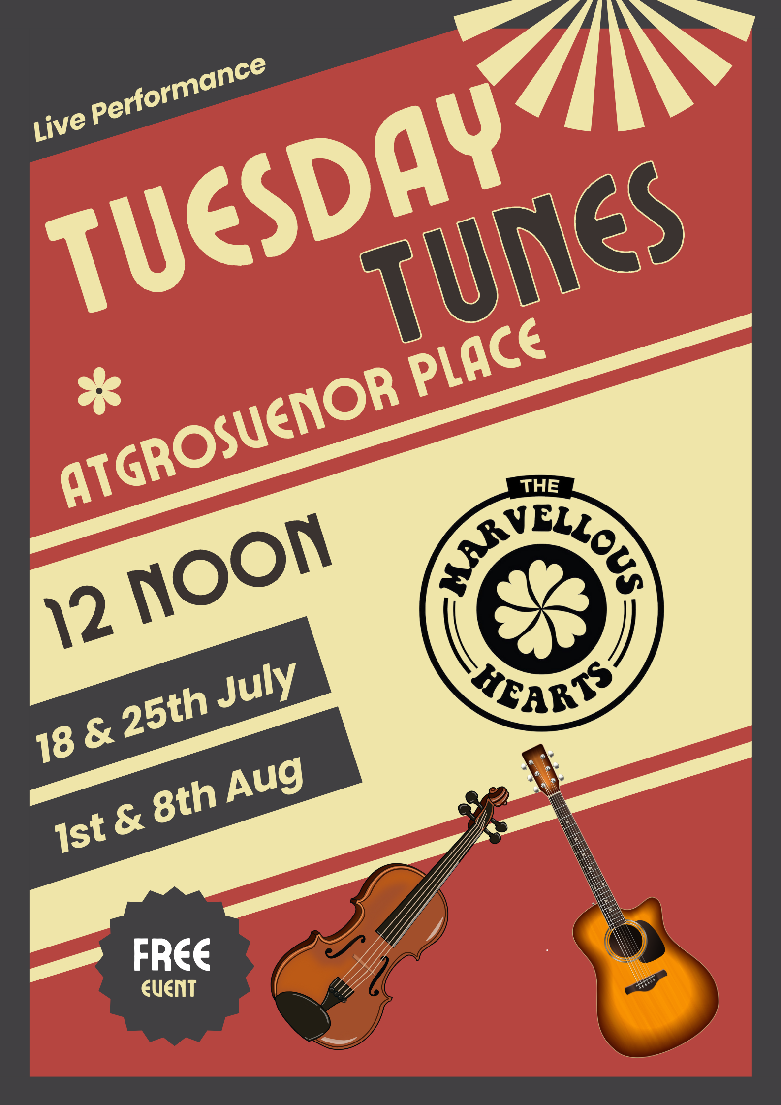 Tuesday Tunes with The Marvellous hearts | The Folk Federation of NSW