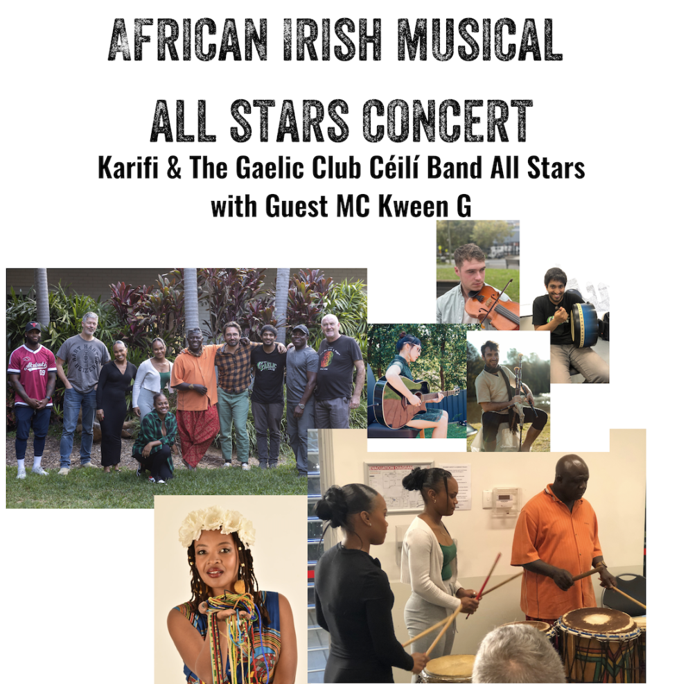 African Irish Musical All Stars Concert | The Folk Federation of NSW