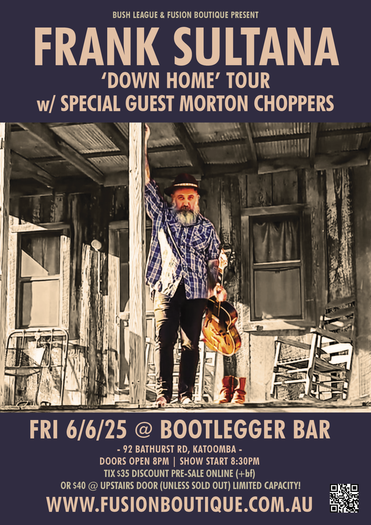 Fusion Boutique Presents FRANK SULTANA w/ Special Guest MORTON CHOPPERS ...